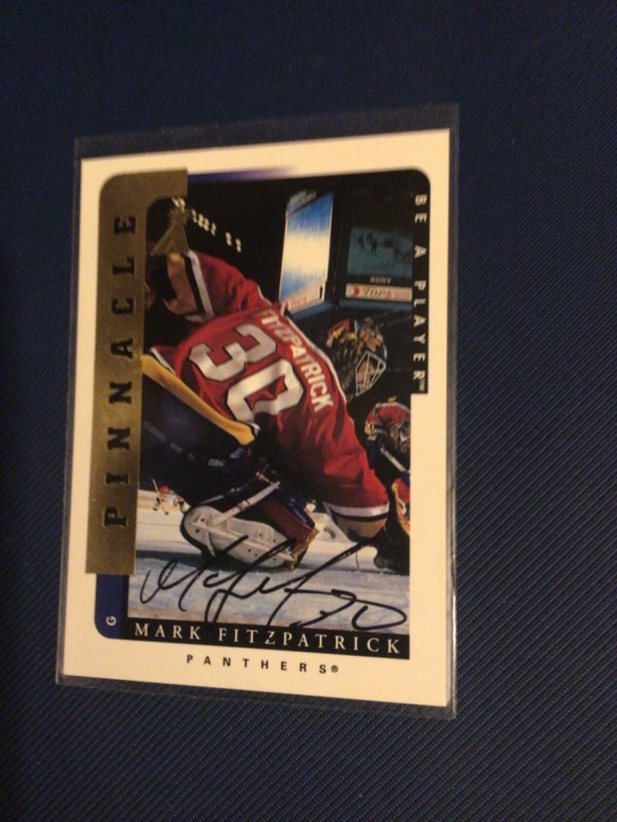 1996-97 Pinnacle Be A Player Mark Fitzpatrick Autographed Card | eBay