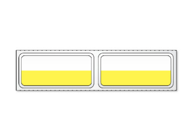 8000 Platinum Code 1.875 x 0.875 Thermal Transfer Labels, 3'' Core ...