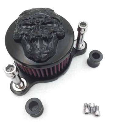 Skull Air Cleaner Intake Filter Kit For Harley Sportster XL883 XL1200 ...