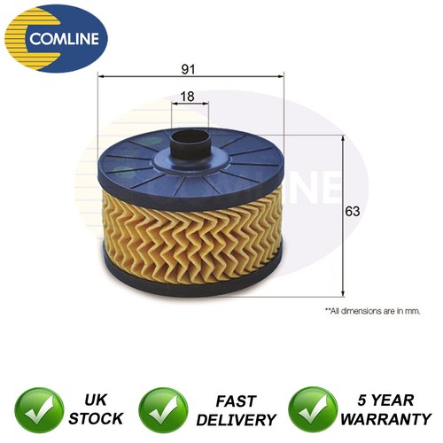 Oil Filter Comline Fits Qashqai Juke Pulsar Micra Clio Captur Kadjar ...