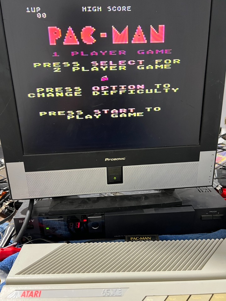 Atari 65XE Home Computer (PAL) Vintage Game Working | eBay