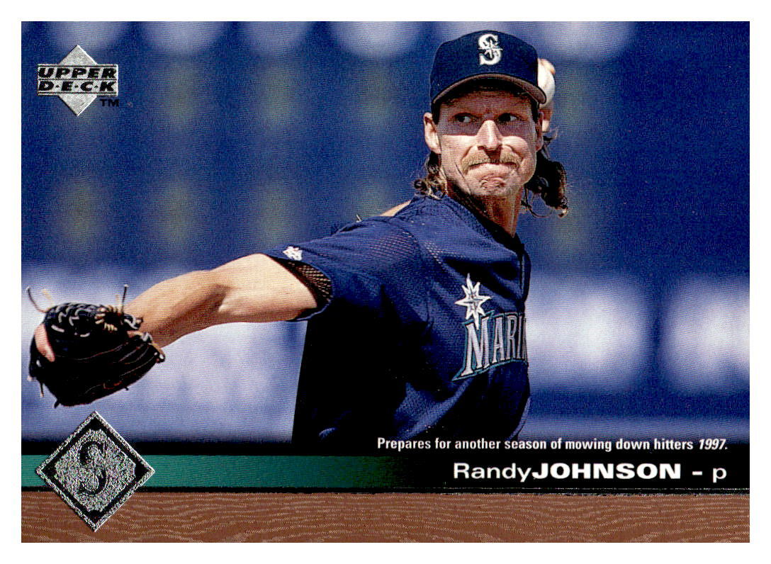 1997 Upper Deck #501 Randy Johnson Seattle Mariners Baseball EX | eBay