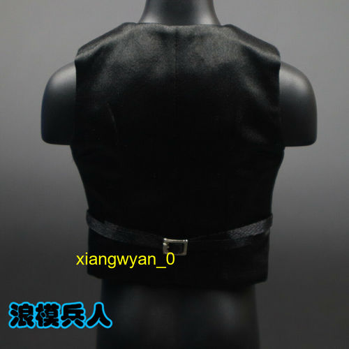 1:6 Black Suit Vest Model Clothing For 12'' man Action Figure Model | eBay