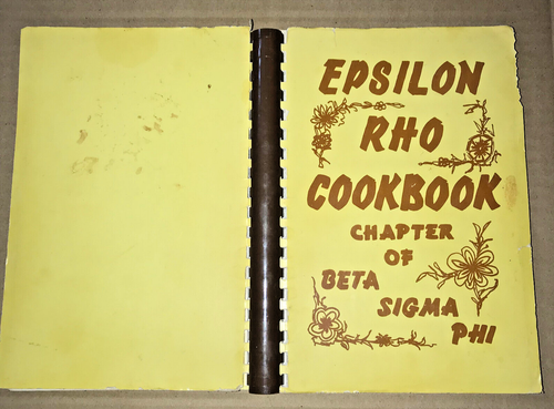 Vintage 1976 Epsilon Rho Chapter Beta Sigma Phi Cookbook Recipes | eBay