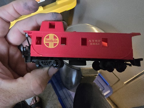 Pre Owned Bachmann HO Scale Red Caboose Car ATSF Santa Fe 3851 | eBay