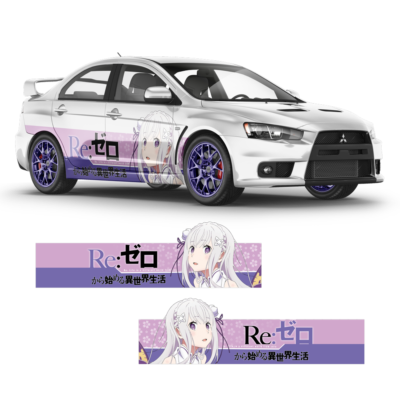 Re: Zero kara Hajimeru Isekai Seikatsu Itasha, Anime Style, for any Car ...