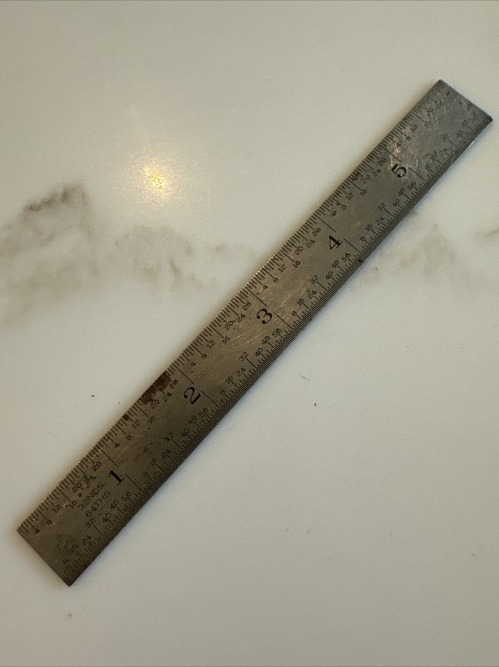 Lufkin No 2207R 6 Inch Machinists Rule Ruler | eBay
