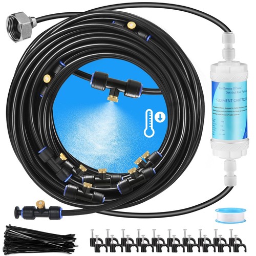 Misters for Outside Patio with Water Filter Patio Misters for Cooling ...
