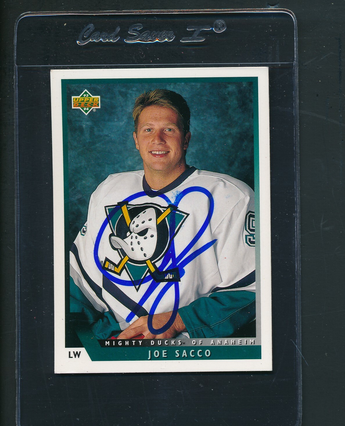 1993/94 Upper Deck #36 Joe Sacco Maple Leafs Signed Auto *B1859 | eBay