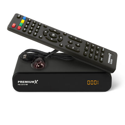 PremiumX 221S SAT HD TV Receiver DVB-S2 USB SCART HDMI ...