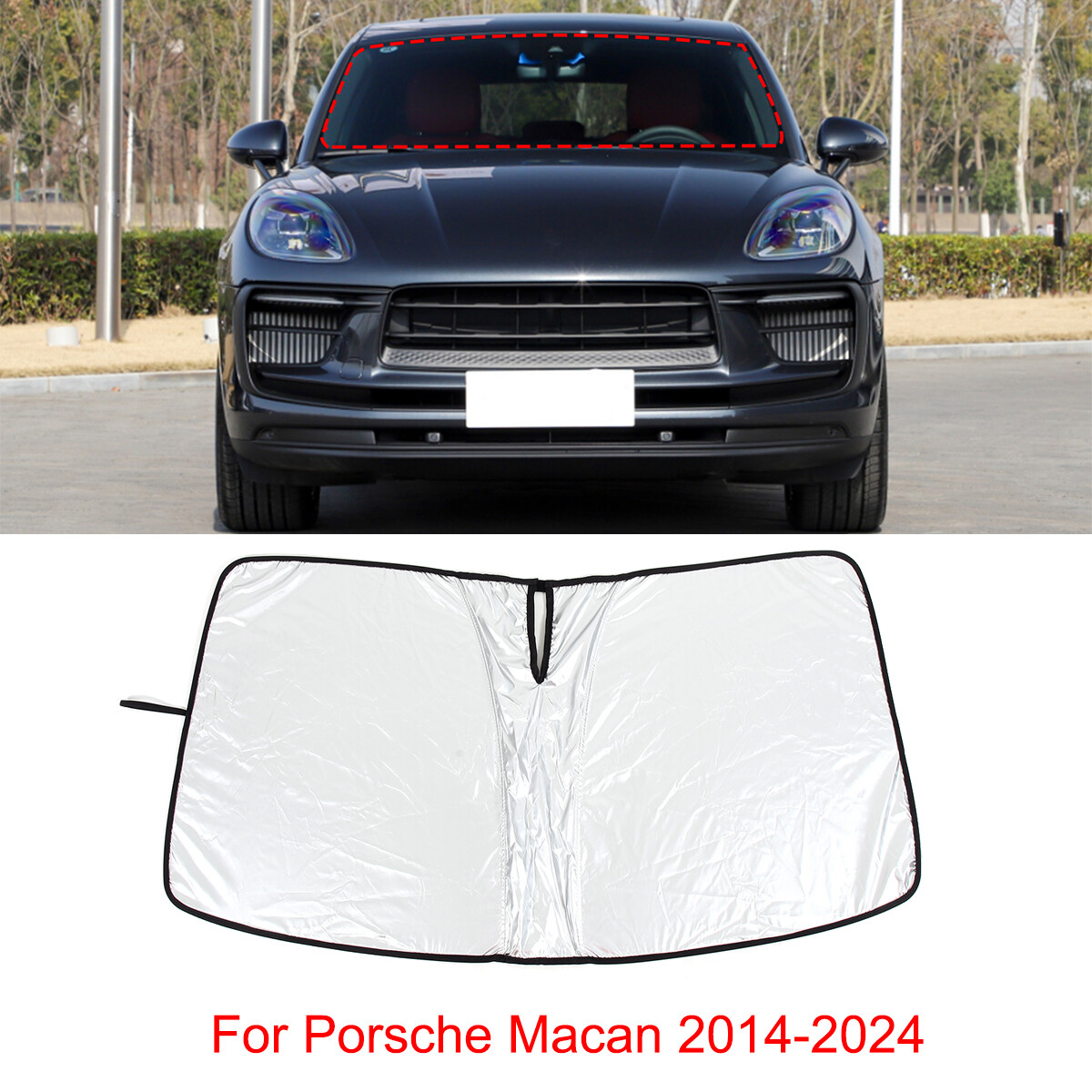 For Porsche Macan 2014-2025 Front Window Visor Sun Car Windshield ...
