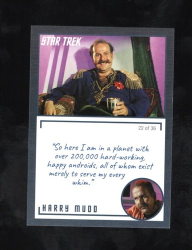 2020 STAR TREK TOS ARCHIVES & INSCRIPTIONS HARRY MUDD #55 VARIATION #22 ...
