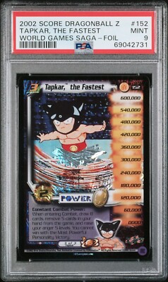 PSA 9 Limited Foil Tapkar the Fastest 2002 World Games Saga DBZ #150 ...