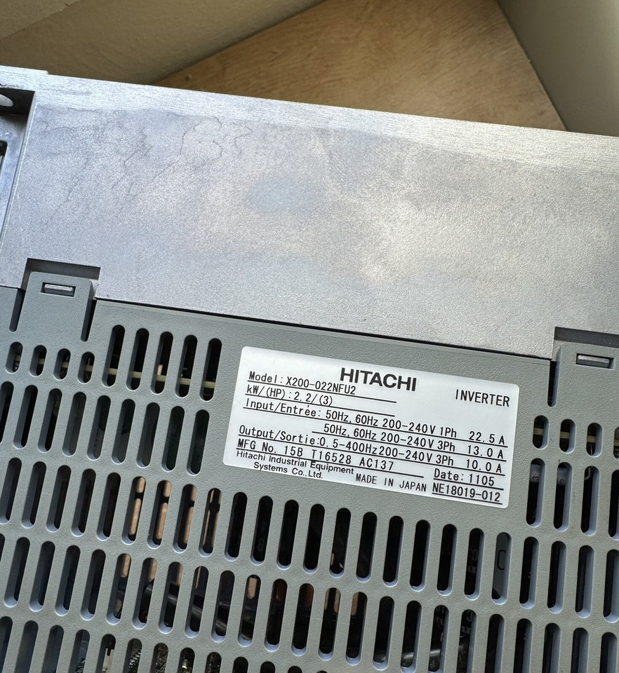 Hitachi | X200-040HFU2 | AC Drive - 5 HP (Refurbished) | eBay