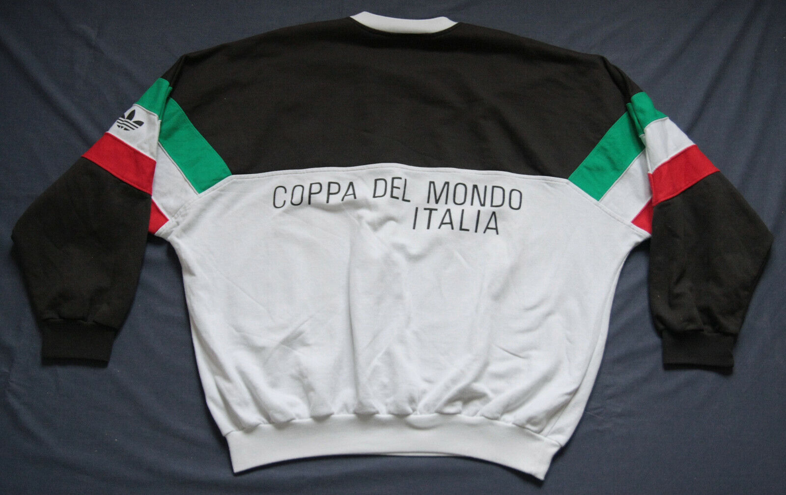 Adidas Football Jumper Vintage Retro Sweatshirt Etrusco Italy 1990 ...