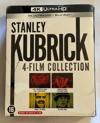 Stanley Kubrick 4-film Collection 4k Ultra Hd-+Blu Ray - French +Multi ...