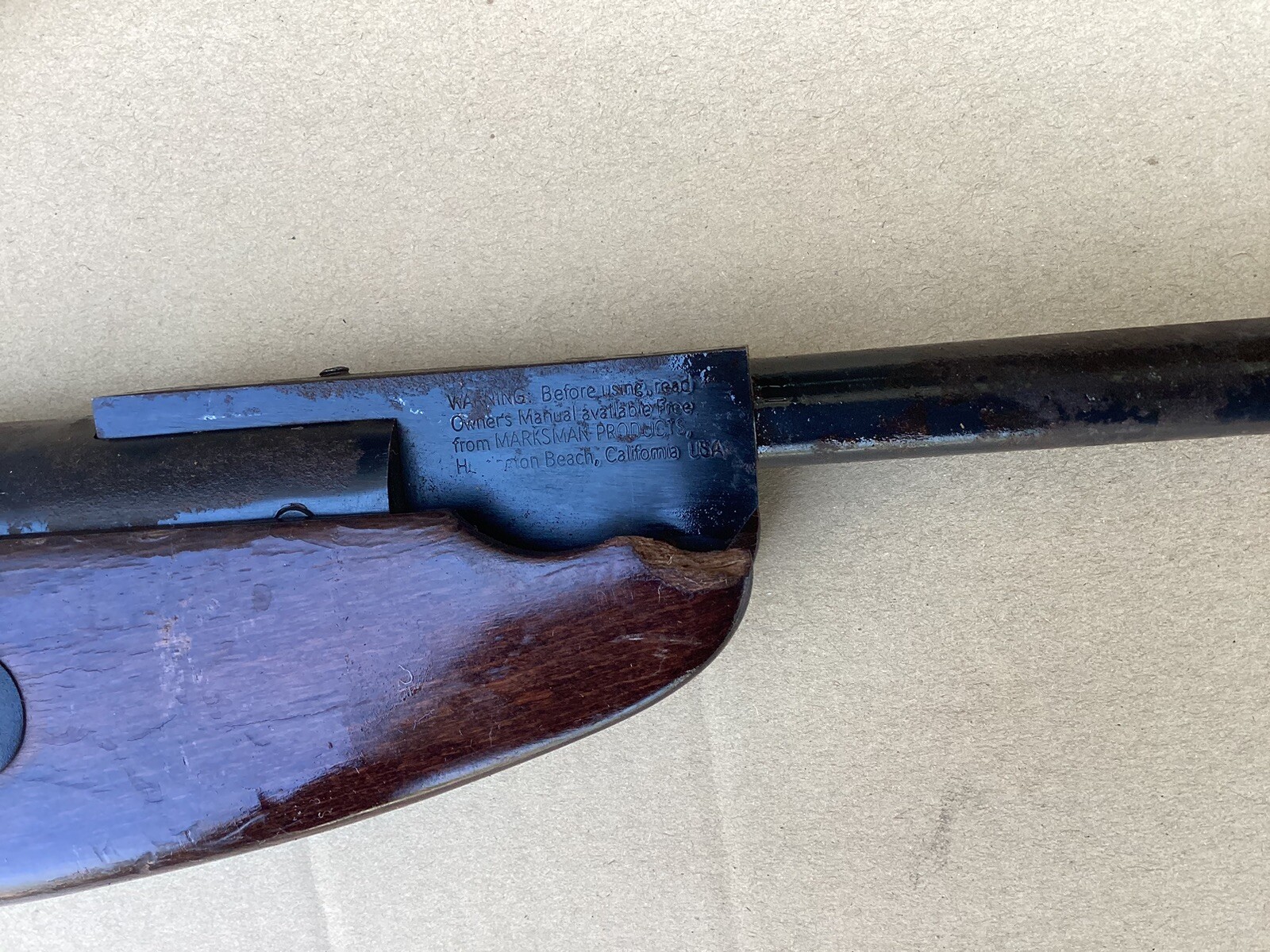 Vintage Marksman 0035 BB And Pellet Rifle Huntington Beach Calif | eBay