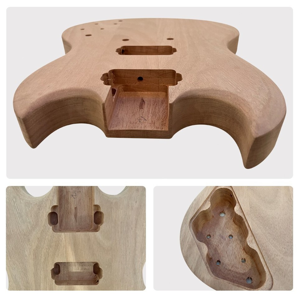 DIY electric 6 strings sg unfinished guitar kits with bigsby | eBay