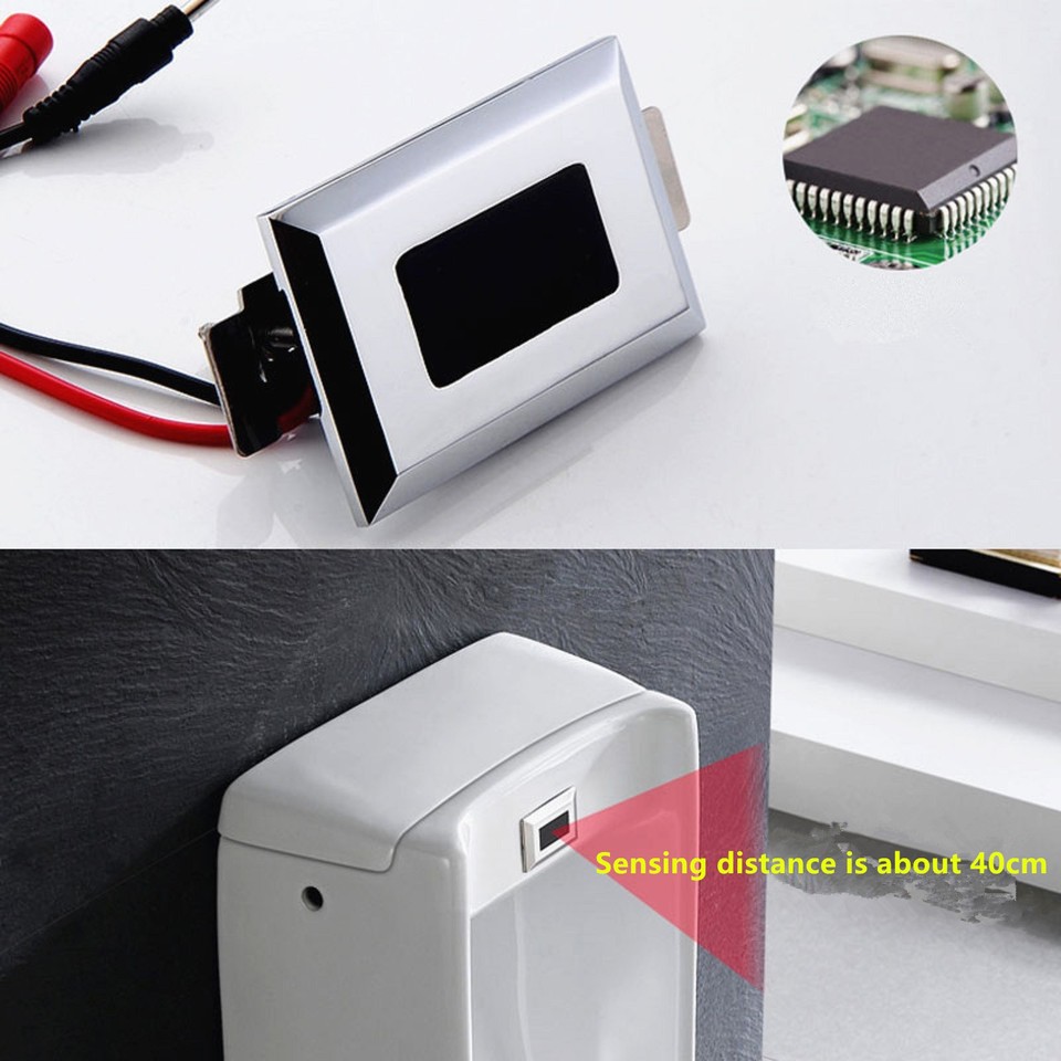 Automatic Ceramic integrated standing Urinals Sensor Flusher Flush ...