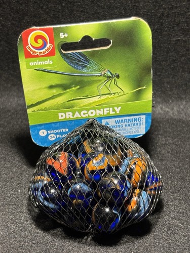 Nice Bag Of Official Mega Marbles (Vacor ) Dragonfly ! | eBay