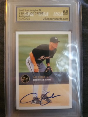 JOE CREDE 2000 Just Imagine 2K Autograph On Card USA MINT 9 Chicago ...