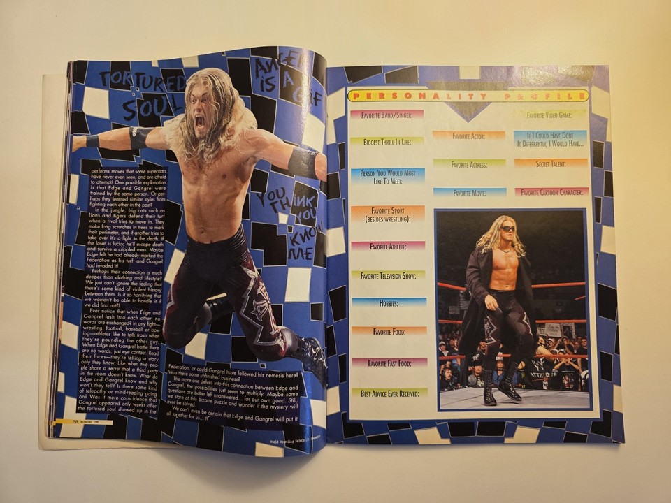 WWF Magazine December 1998 Insane Clown Posse ICP The Oddities | eBay