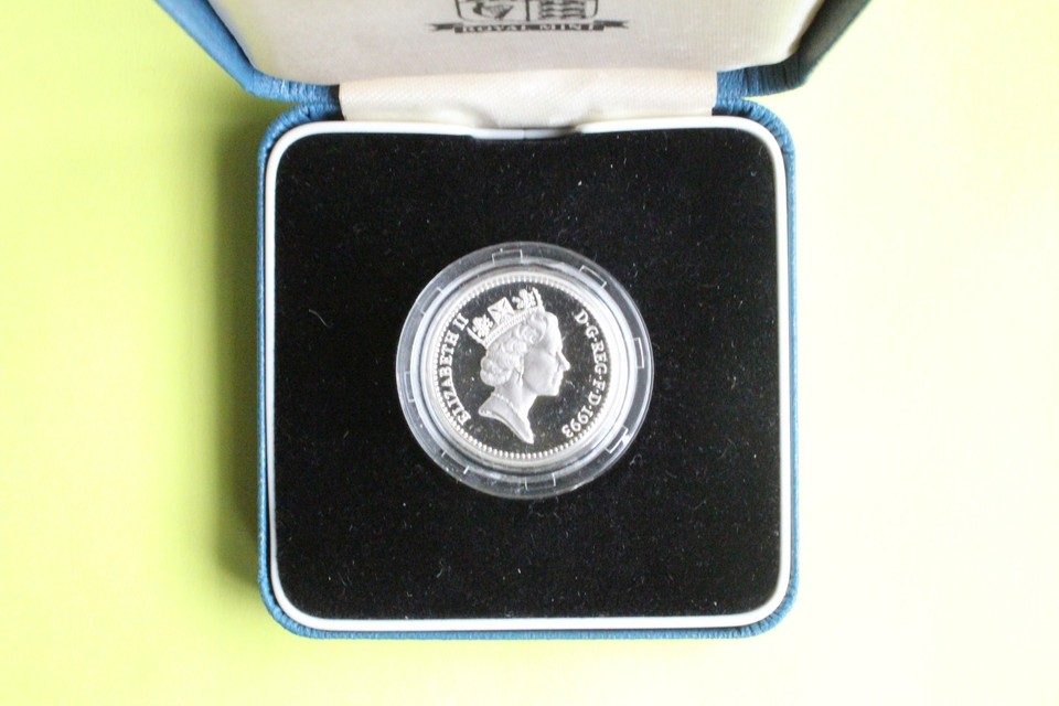 1993 UK 1 POUND SILVER PROOF PIEDFORT COIN | eBay
