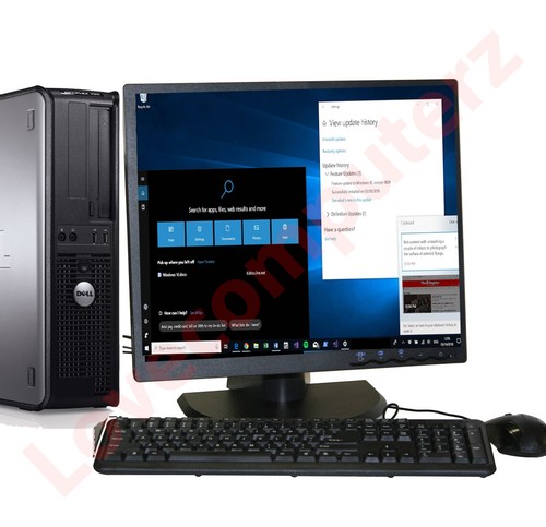 DELL/HP DUAL CORE DESKTOP TOWER PC COMPUTER SYSTEMS WINDOW 10,4GB,250GB ...