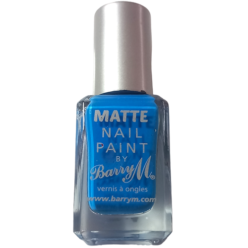 Barry M Matte Nail Polish Malibu Blue 5019301036088 | eBay UK