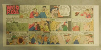 Wild Rose by Art Huhta from 2/6/1949 Third Page Size 7.5 x 15 Inches ...