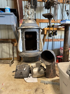 1917 cast iron parlor stove by C Emrich Columbus Ohio in Number 75 | eBay