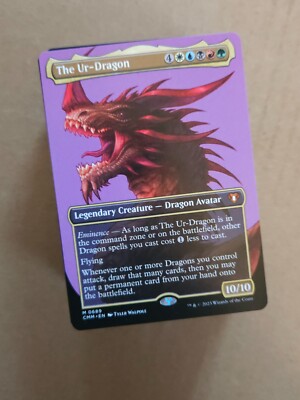 Custom Commander Deck ~ Dragons ~ The Ur-Dragon ~ 5-Color Dragon EDH ...