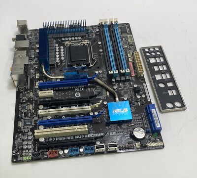 Asus P7P55D WS SUPERCOMPUTER REV. 1.03G Socket 1156 DDR3 Motherboard ...