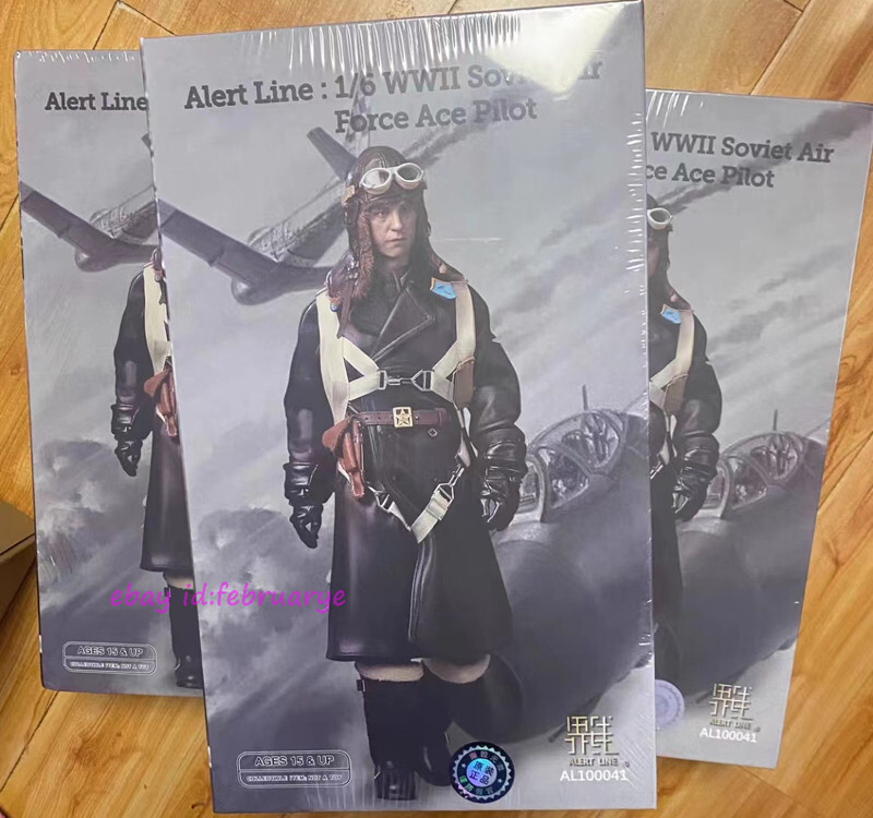 AlertLine Toys 1/6 AL100041 Soviet Air Force Ace Pilot Pokryshkin ...
