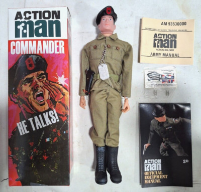 Palitoy 12" Action Man 40th Anniversary 12" Talking Commander AM026 ...