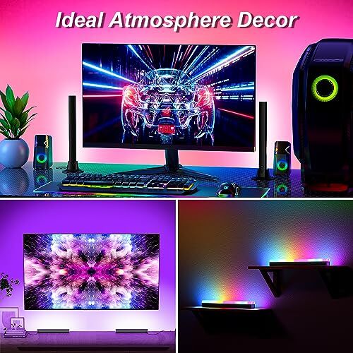 LED Light Bars, Multicolor LED Lights Bars With APP & Remote Control ...