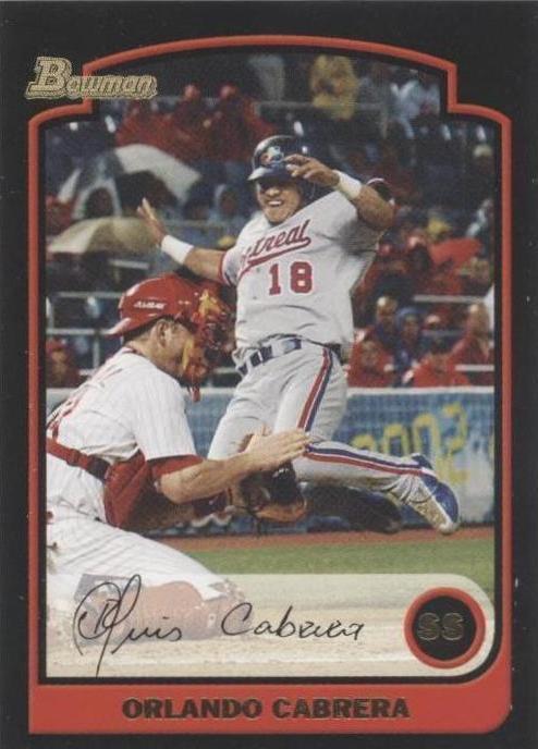 2003 Bowman - Orlando Cabrera #145 for sale online | eBay