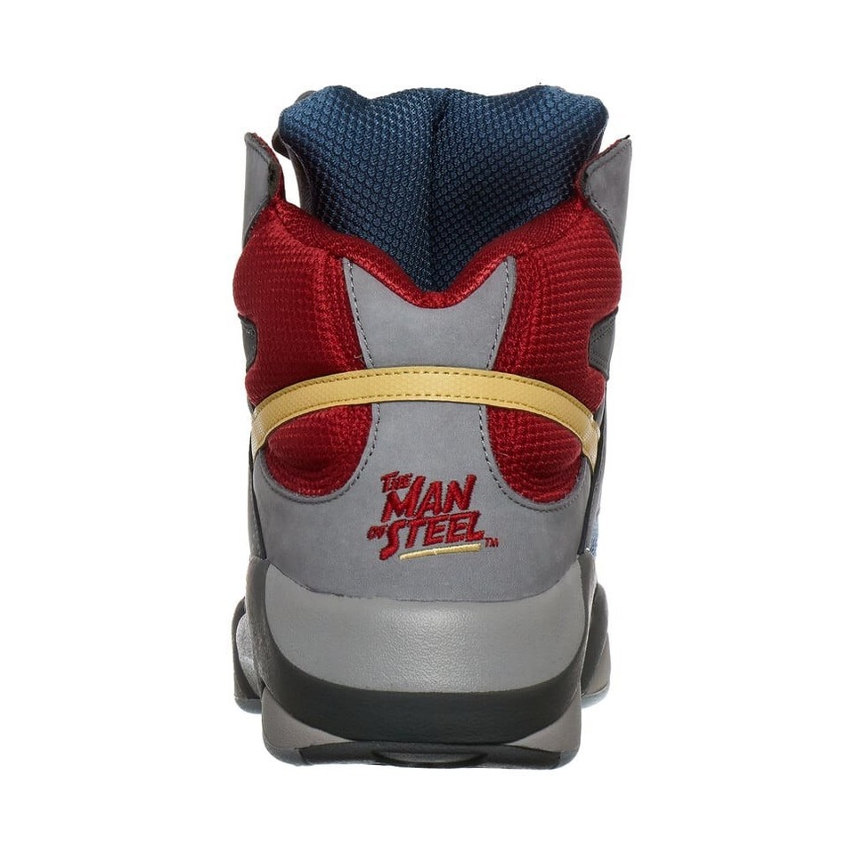 Reebok Shaq Attaq DC Comics Grey Red Superman Man of Steel HQ4587 Men's ...