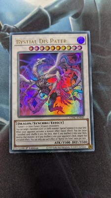 YUGIOH Bystial Dis Pater CYAC-EN041 Ultra Rare 1st Edition | eBay.de