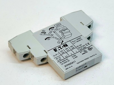 (4-Pack) Eaton XTPAXSA11 Side Auxiliary Contact 1NO 1NC MMP Accessory ...