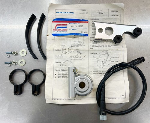 NOS Honda ATC 110 125m Hondaline Speedometer Install Kit 08175-94315 ...