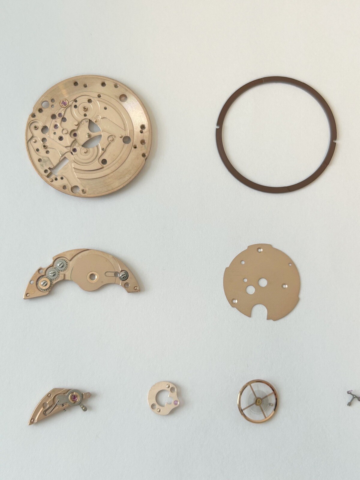 Omega Caliber 1010 Movement Parts Fork Wheel Spring Bridge 1020 1012 ...