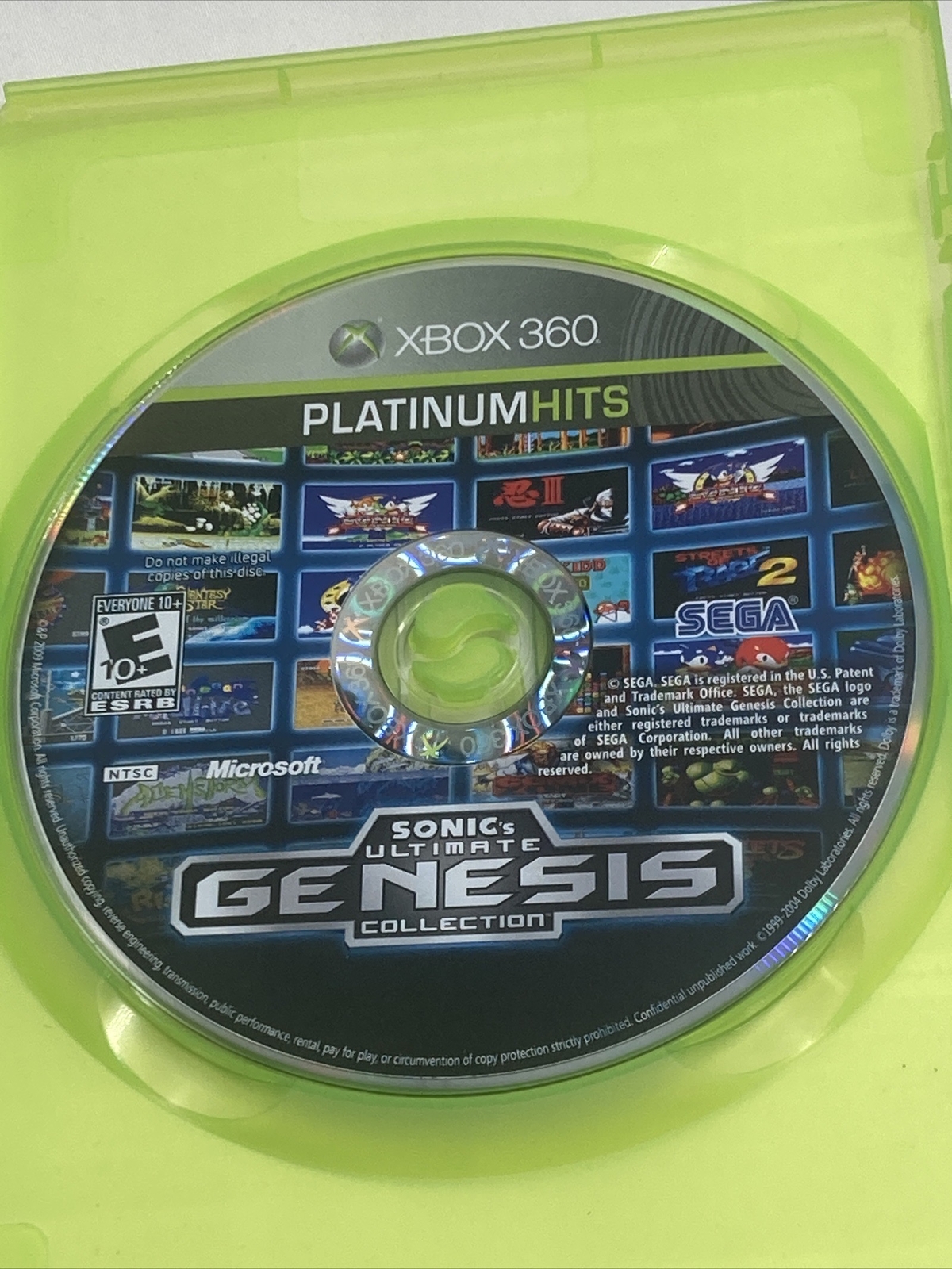 Sonic's Ultimate Genesis Collection (Microsoft Xbox 360, 2009) Complete ...