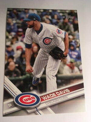 2017 Topps Update Jumbo 5x7 Wade Davis Cubs US228 #'d 01/49 | eBay