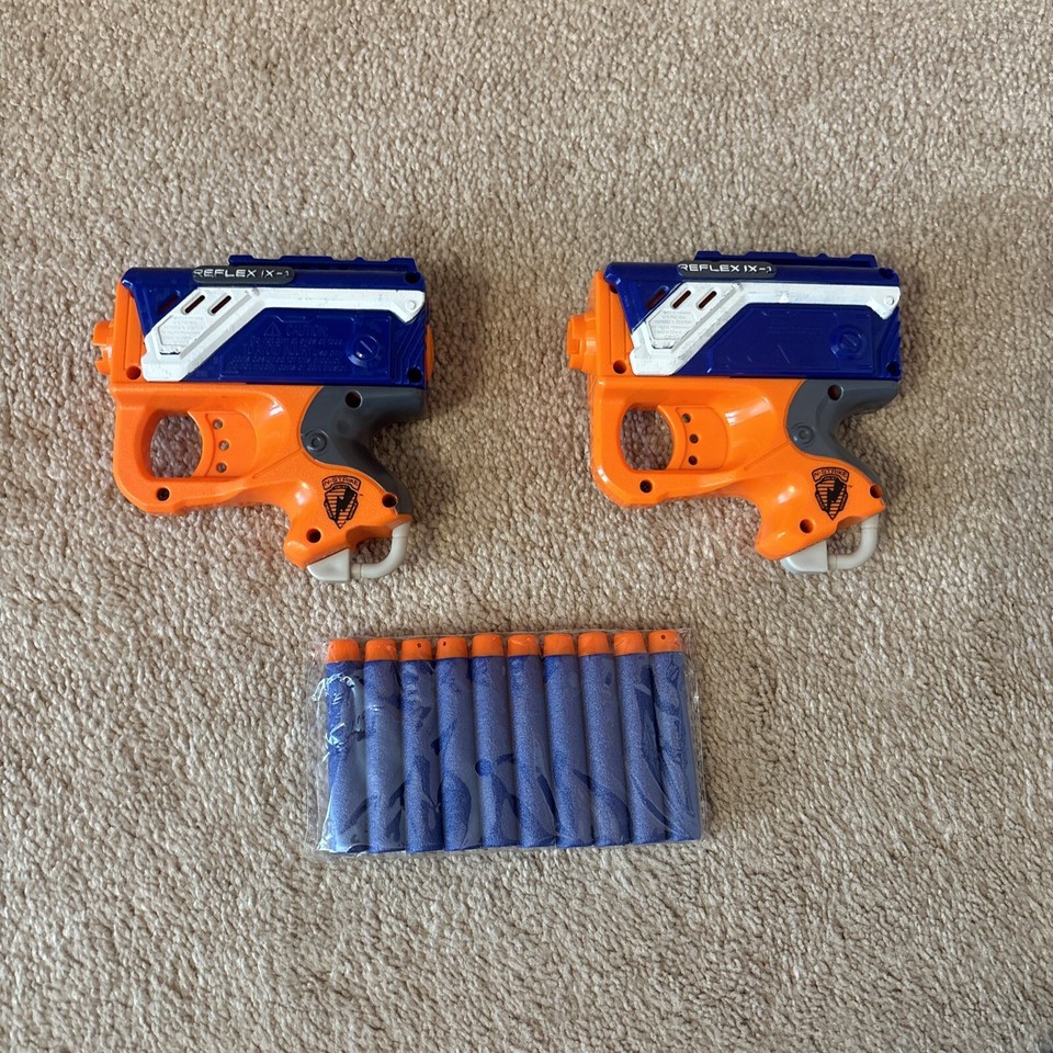 Nerf N-Strike Reflex IX-1 2-Pack Twin Pack Discontinued A5051 | eBay