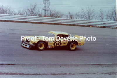 VINTAGE STOCK CAR RACING PHOTO #732-9; 1980 WILLIE STUTZMAN, QUEEN CITY ...