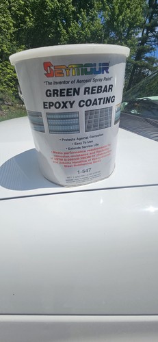 SEYMOUR 1-547 GREEN REBAR EPOXY COATING CORROSION PROTECTION 1 Gallon ...