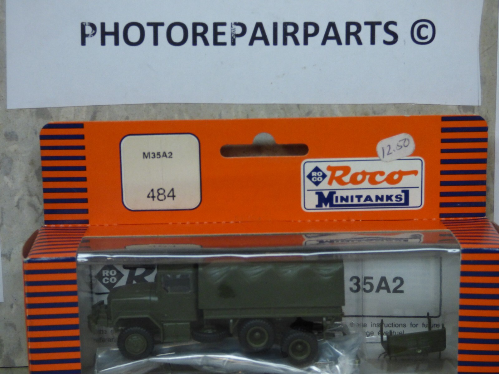 Roco Minitanks WWII US M-35 A2 GMC 353 2.5 T 6x6 Troop / Cargo Truck ...