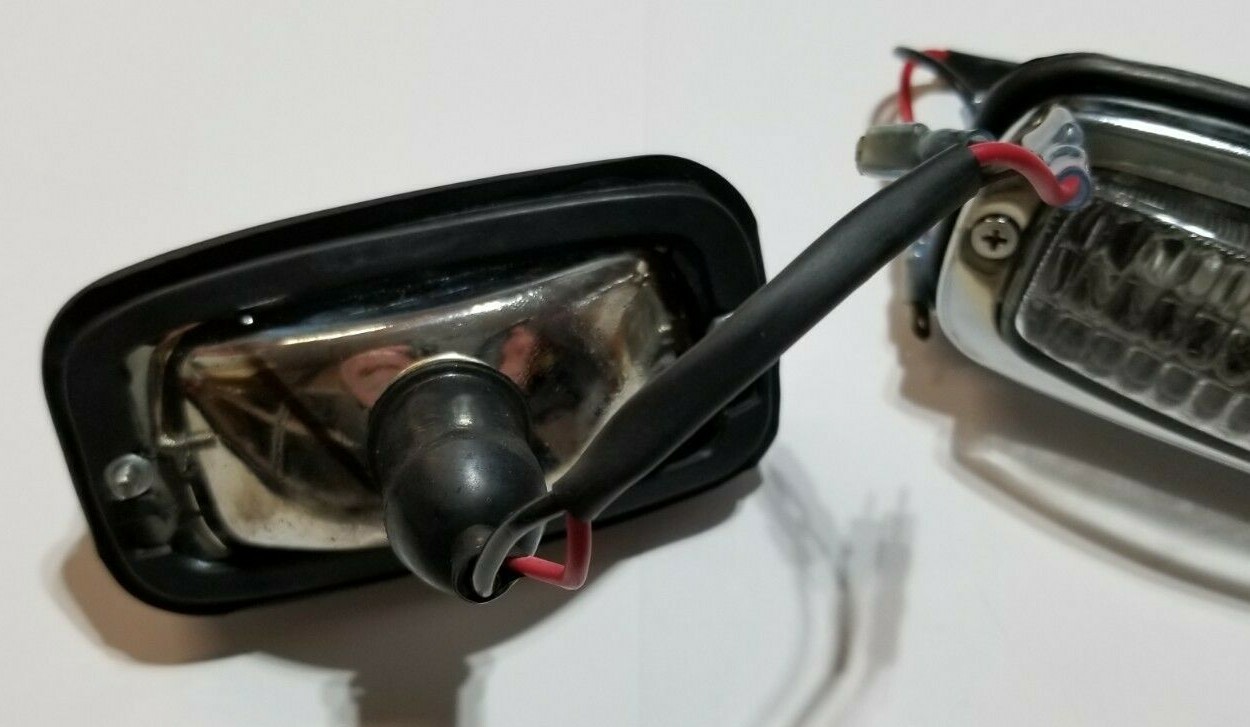 1963-1971 VW T2 Bus Reverse / Back-Up Lights Assembly CHROME Left ...