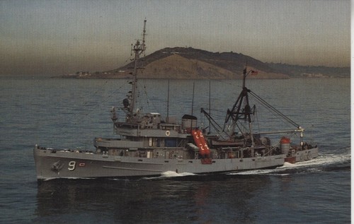 USS FLORIKAN ASR 9 US Navy Ship Postcard P13557 | eBay